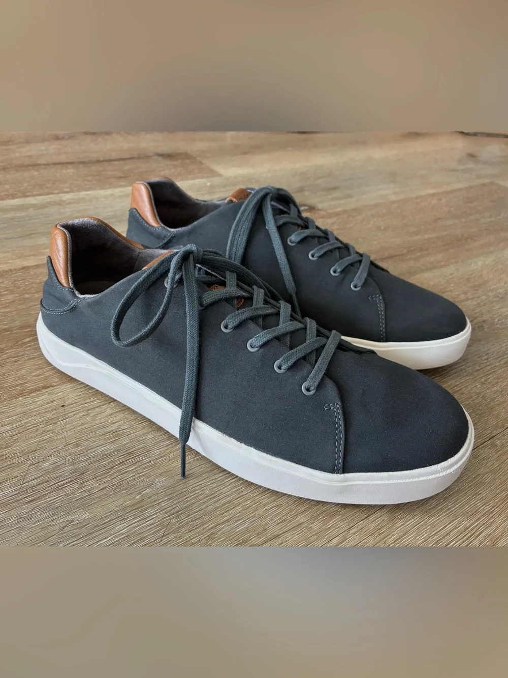 OluKai | Shoes | Olukai Lae Ahi Li Ili Sneakers Dark Gray Mens Shoes ...